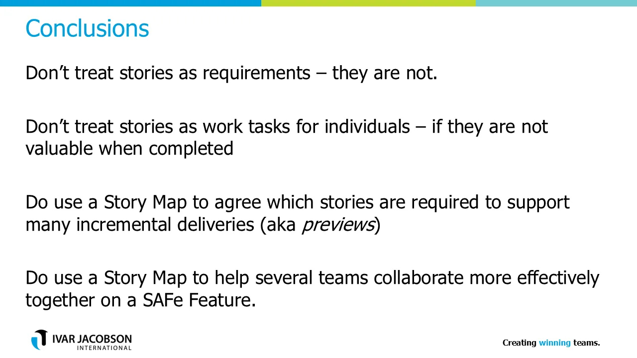 Writing Better User Stories in SAFe | Ivar Jacobson International