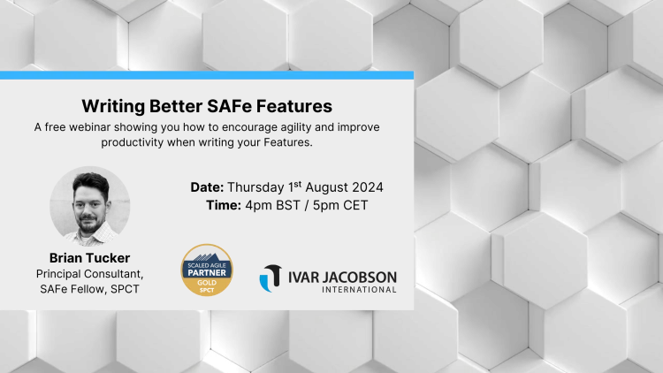 Free Scaled Agile Framework Webinar Series | Ivar Jacobson International